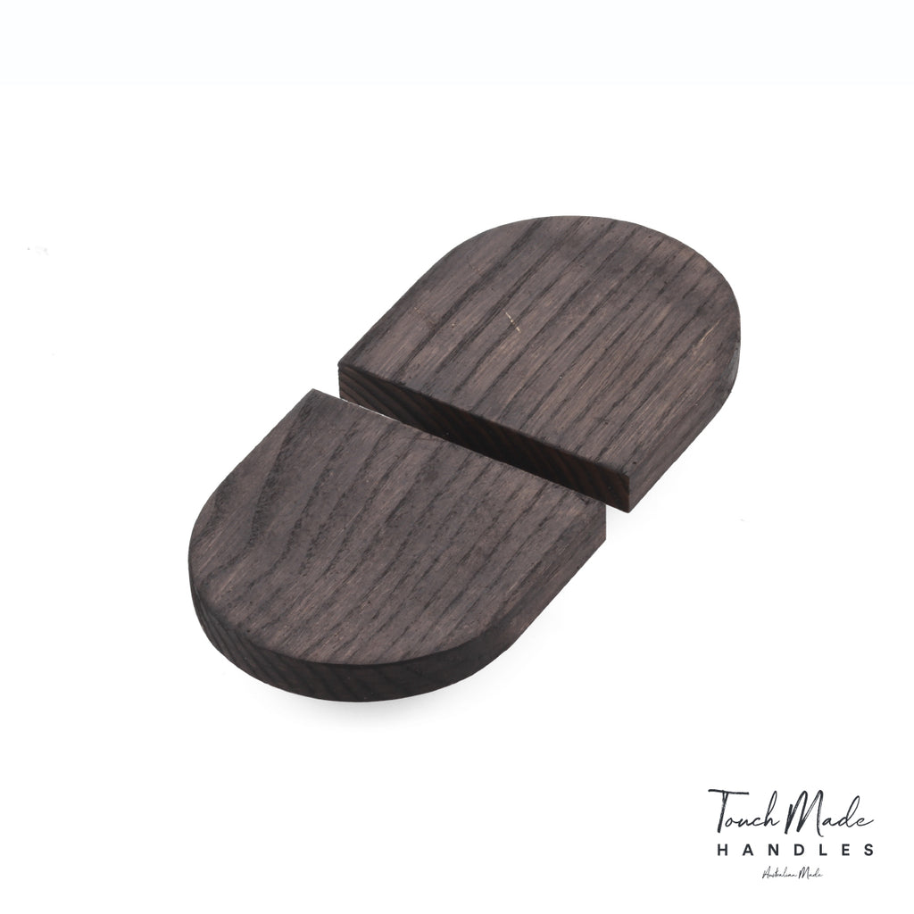 Barfold Oval Timber Handles | As seen at Design Show 2023 – Touch Handles