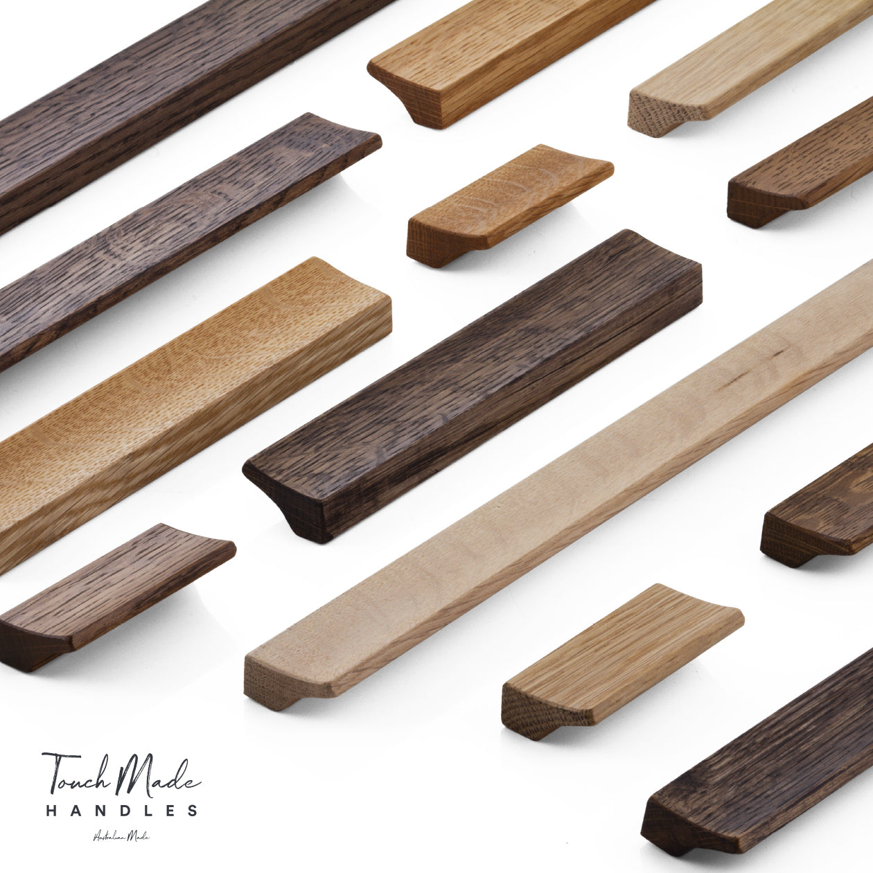 Block Timber Handles | Touch Handles