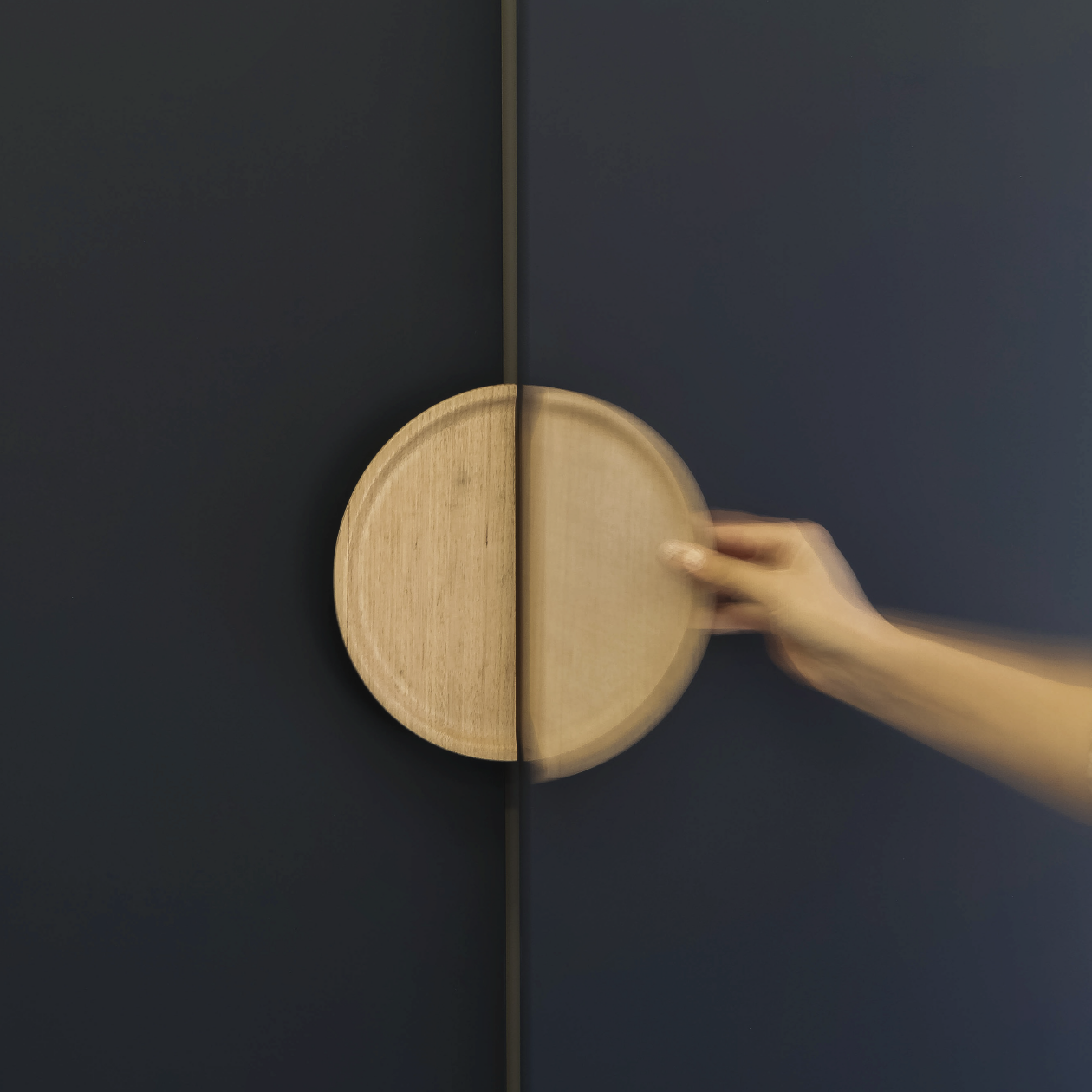 Timber Dished Semi Round Handles - Timber Handles – Touch Handles