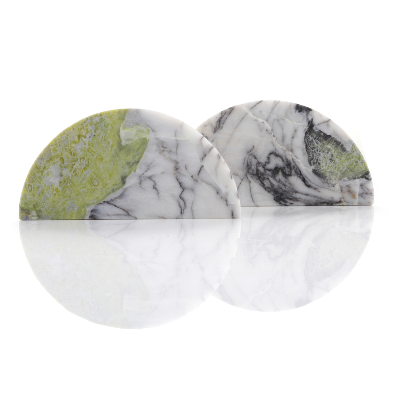 Natural Marble Semi Round Handles – Touch Handles